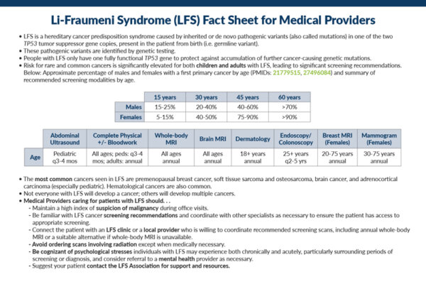 LFS Family & Care Provider Toolkit – Brochures and Guides